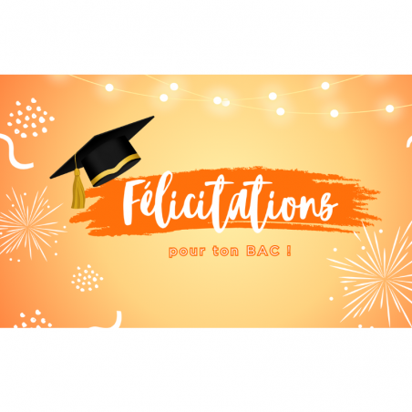 Gâteau fête du bac, livré chez vous ou en clickandcollect